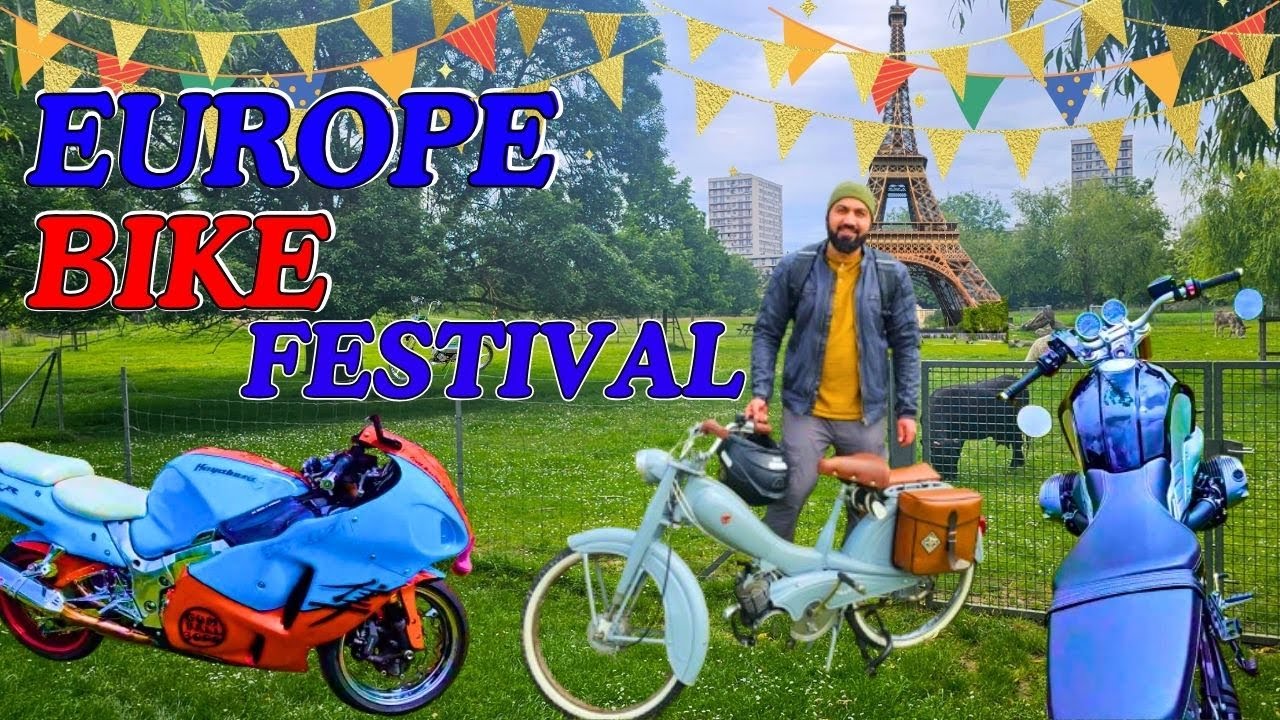 Europe Bike Festival In France Amazing Vintage Bike's #bike #oldbike # ...