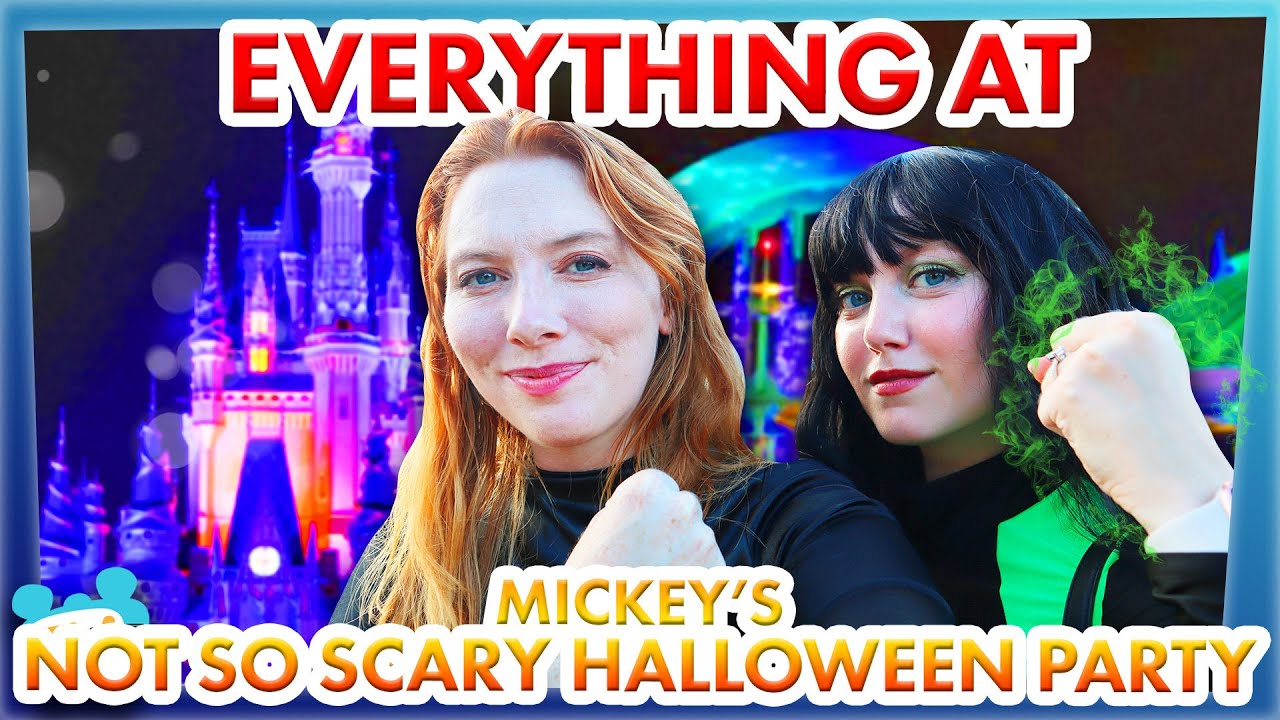 EVERYTHING At Mickeys Not So Scary Halloween Party! -- Food, Rides ...
