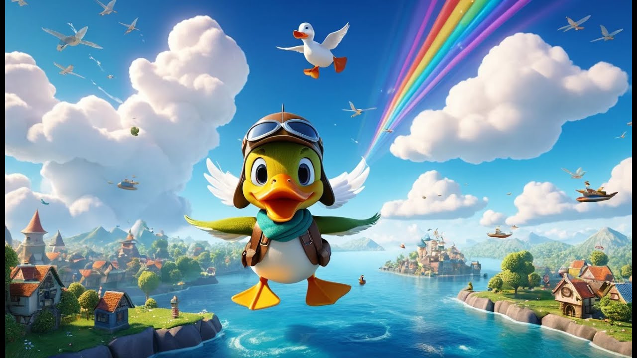 Ducky Flappy Wings Go Flap Flap Flap | Cute Duck Nursery Rhyme for ...