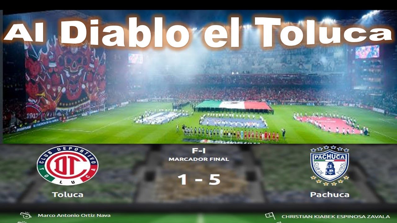 PACHUCA CHAMUSCO A LOS DIABLOS 1-5 - YouTube