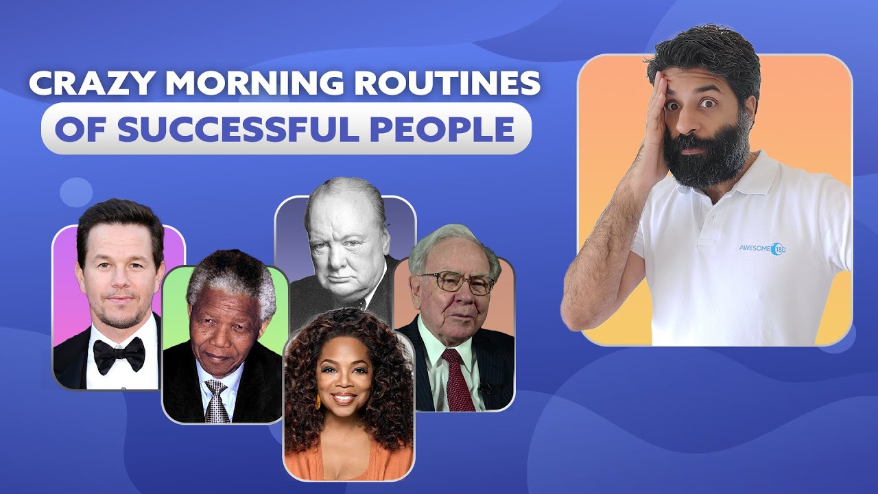 Crazy Morning Routines of Famous and Successful People - YouTube