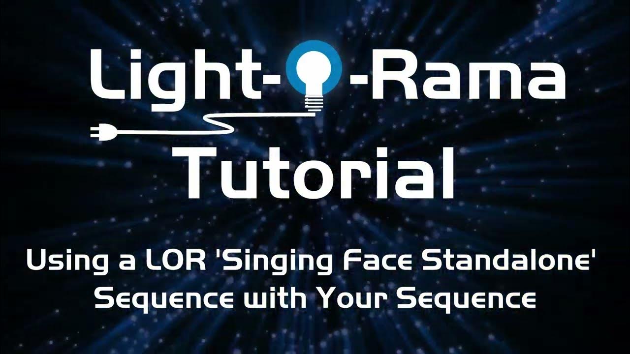 Light-O-Rama Singing Face Standalone Sequences: Using with Your Sequence - YouTube