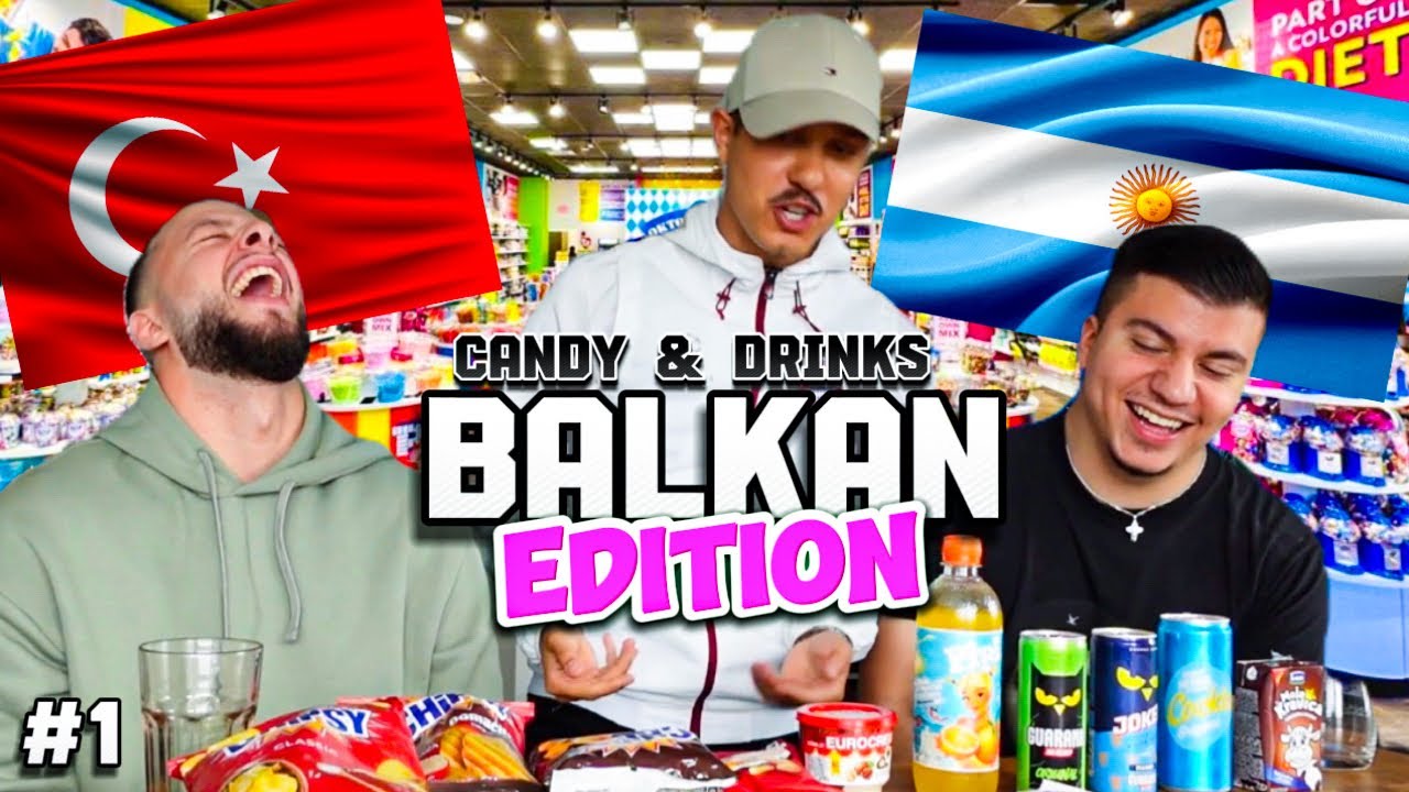 Türken🇹🇷 und Argentinier 🇦🇷 Probieren Balkan Süßigkeiten & Drinks ...