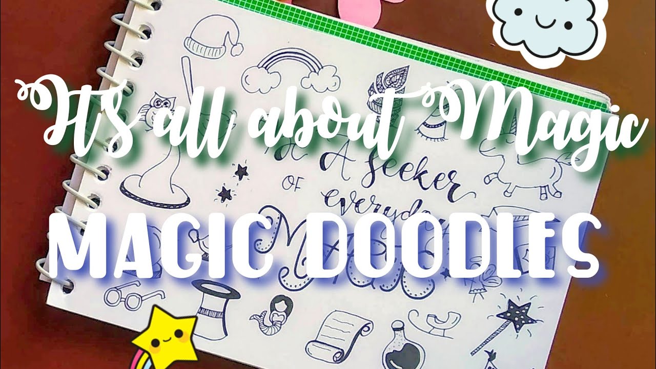 MAGIC DOODLES/ Doodling & Lettering - YouTube