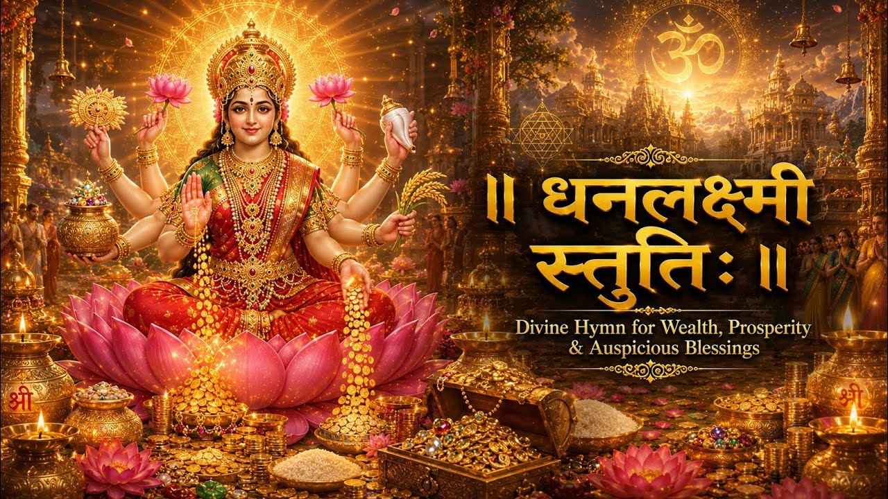धनलक्ष्मी स्तुति | Dhan Lakshmi Stuti for Wealth, Success & Divine ...