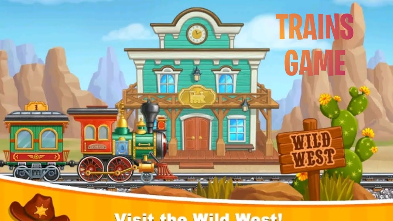 trains game #youtube small boy and girl game play with video games all ...
