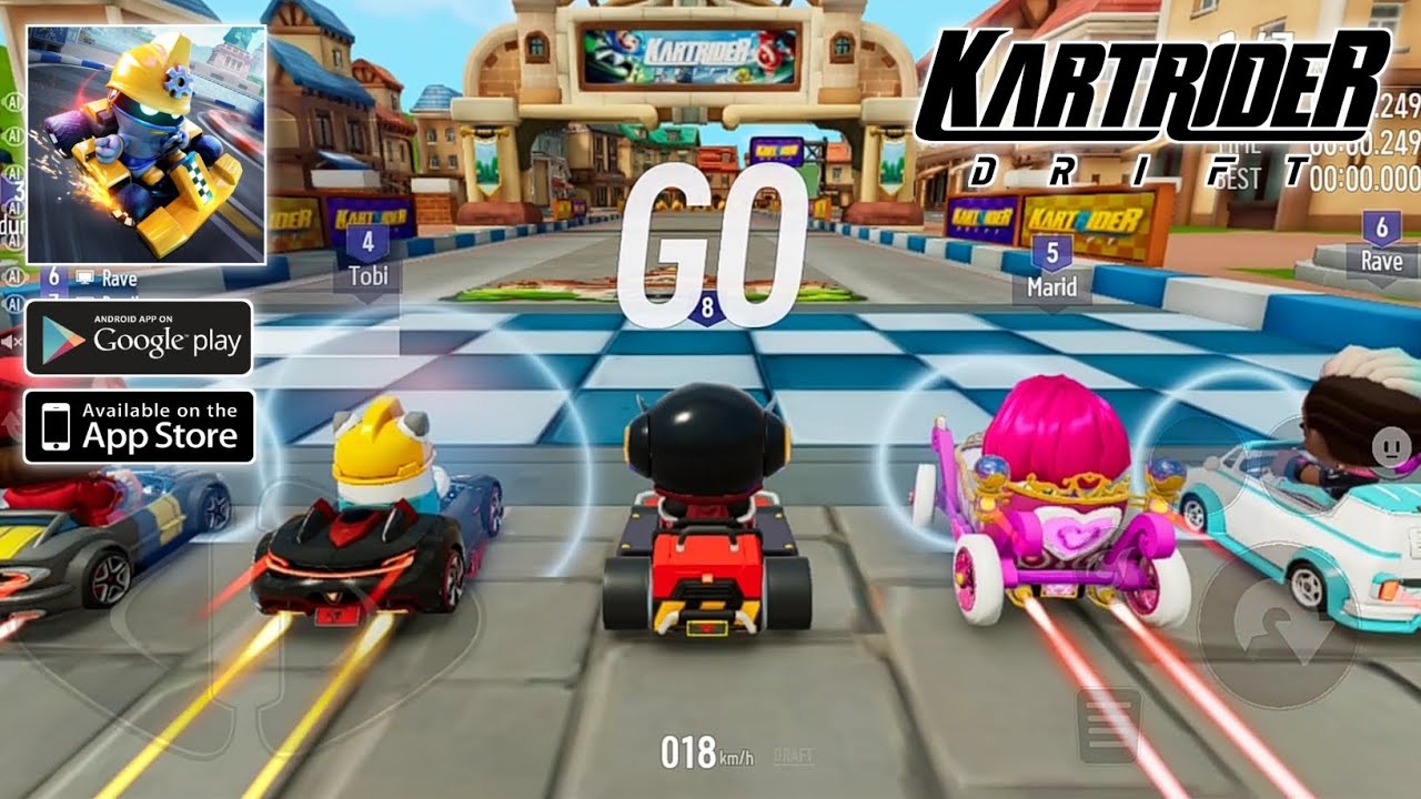 KartRider: Drift - Gameplay Walkthrough - Part 3 - Strong Competition ...