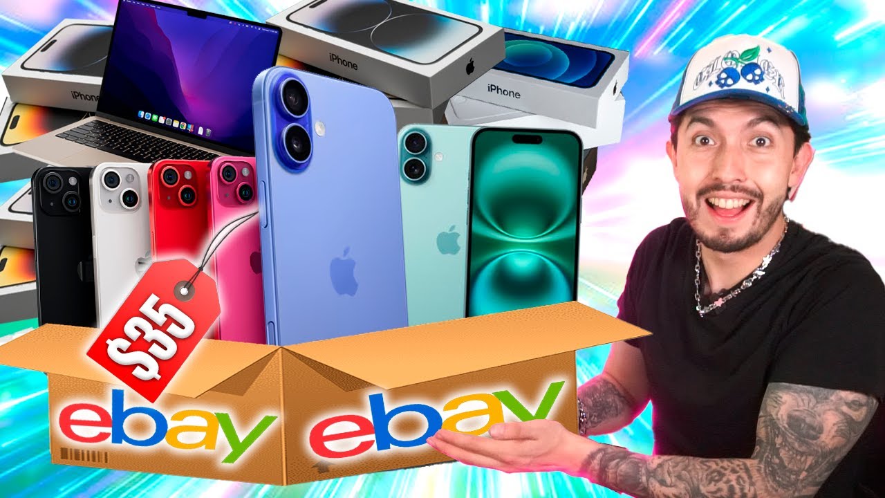 COMPRÉ LA CAJA MISTERIOSA DE APPLE MAS COSTOSA DE EBAY.... IPHONE 16 ...