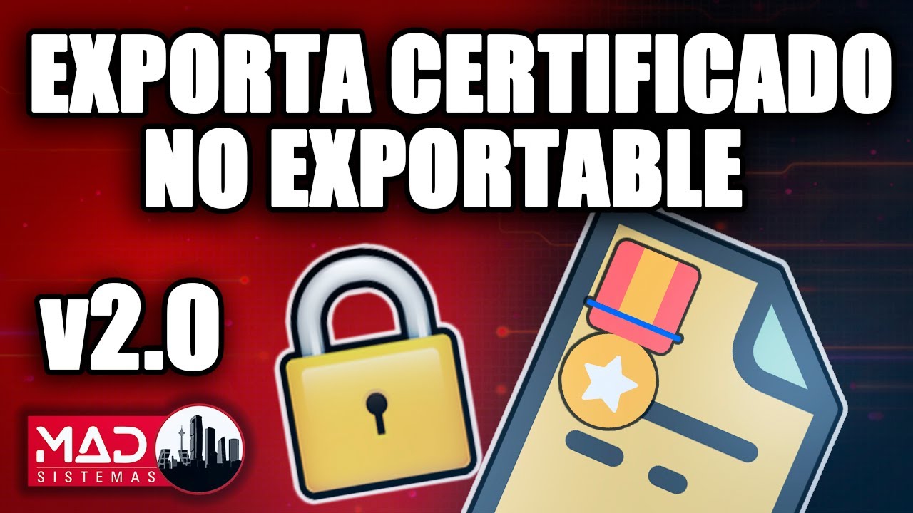 TUTORIAL: Exporta certificado no exportable en WINDOWS 11 (Método 2) - YouTube