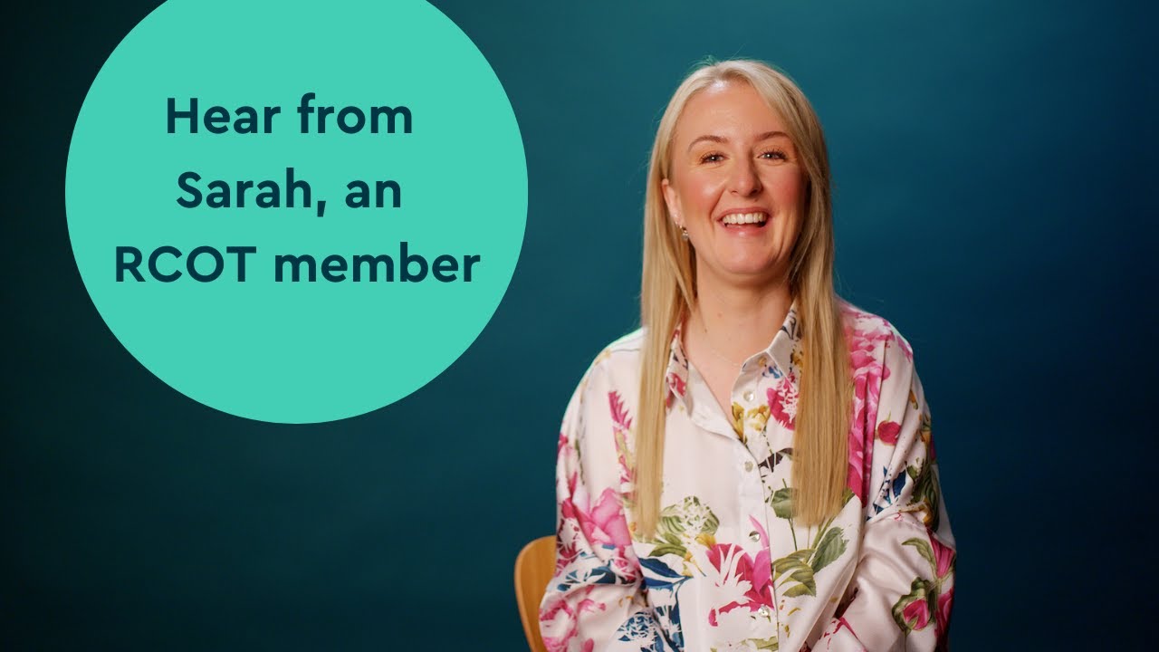Why I value my RCOT membership – Sarah - YouTube