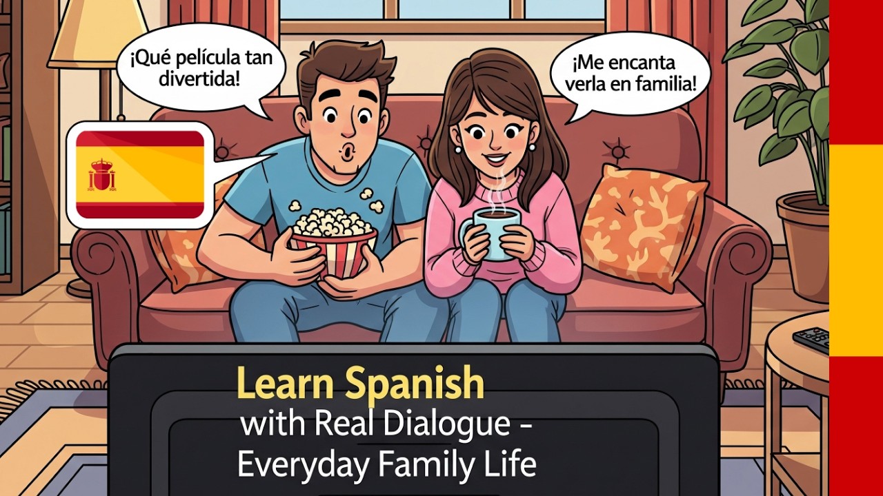 Learn Spanish Naturally – Practice Spanish Listening - Watching TV in ...