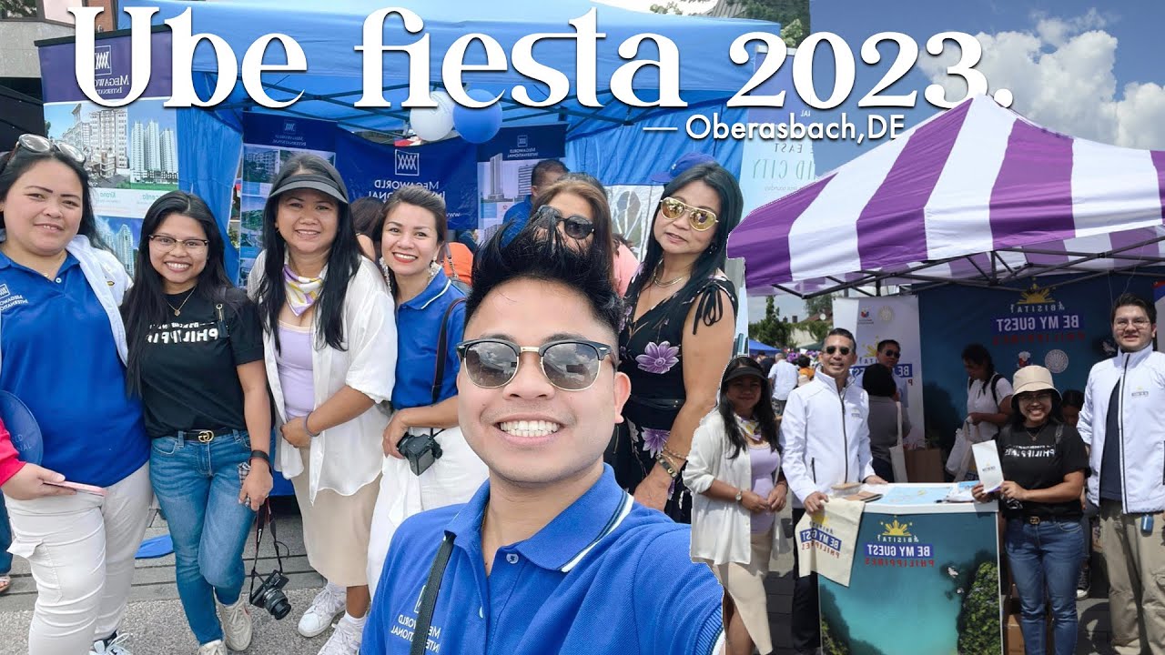 vlog ⎯ first time umattend ng ube fiesta sa nürnberg at nagconcert sila ...