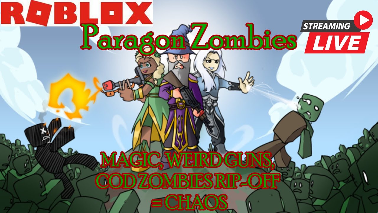 Roblox Livestream | MAGIC, WEIRD GUNS, COD ZOMBIES RIP-OFF = CHAOS ...