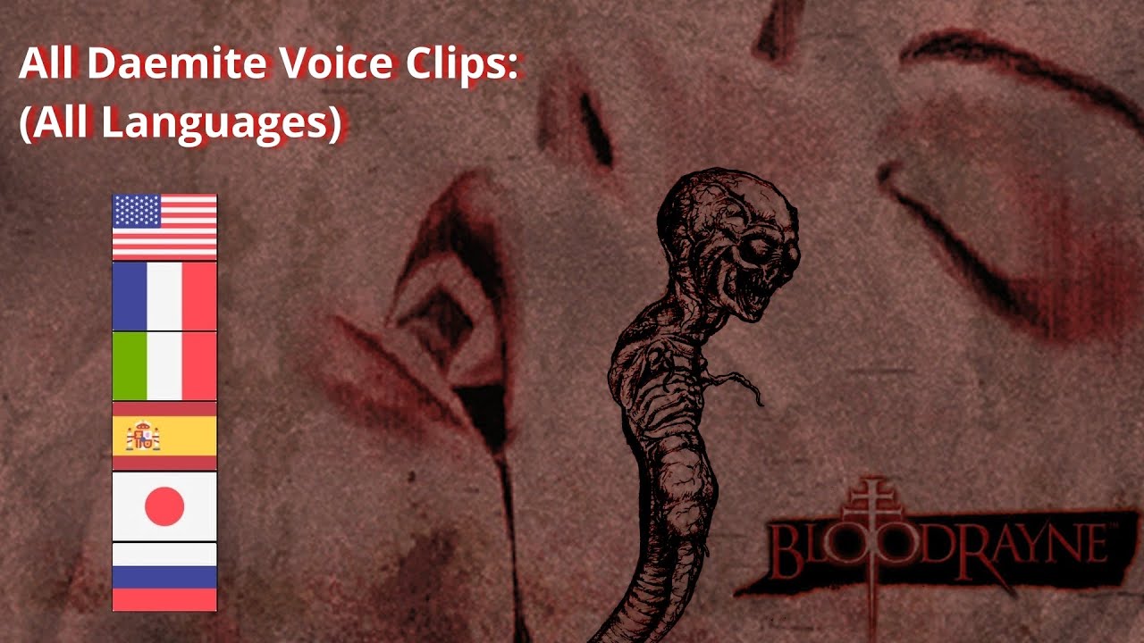 BloodRayne 1 - All Daemite Voice Lines & SFX (All Languages) - YouTube