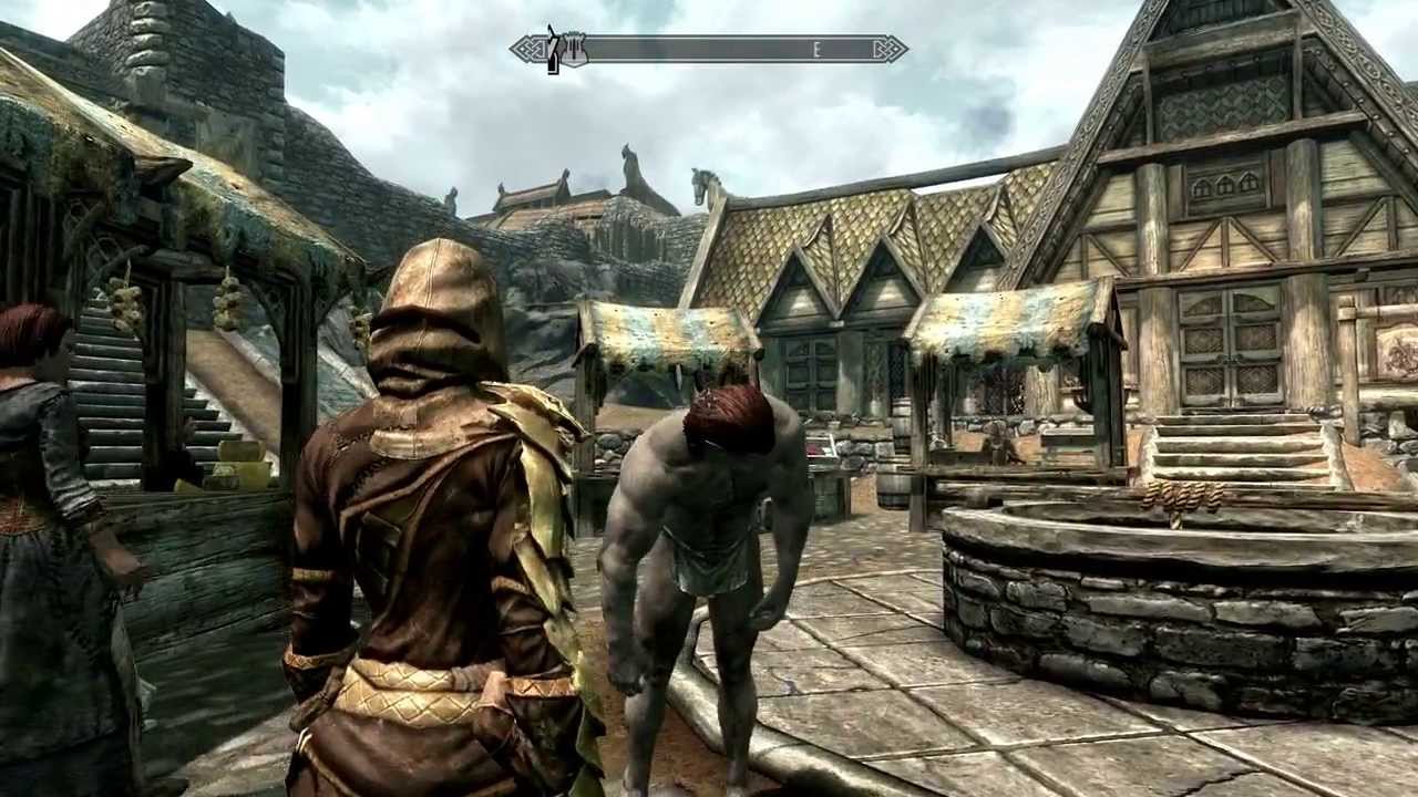 Skyrim - Fun With Floating Bodies - YouTube