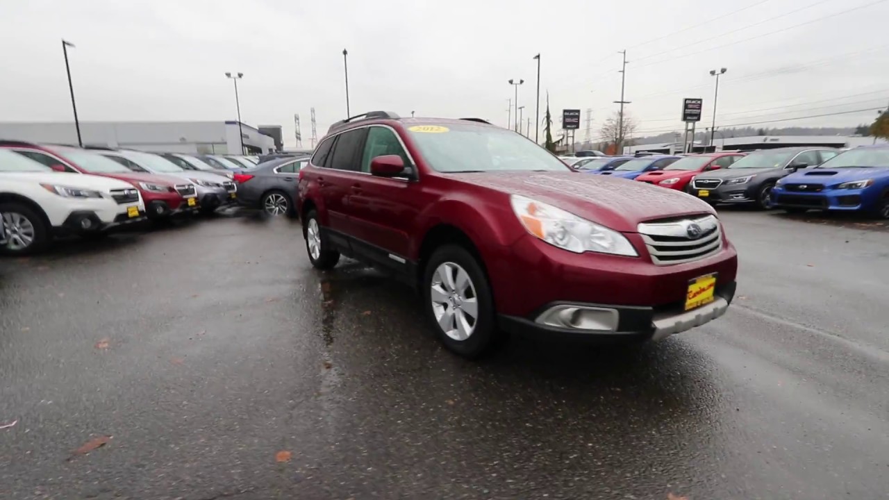 2012 Subaru Outback 2.5i Limited | Ruby Red | C3271418 | Tacoma | Kent ...