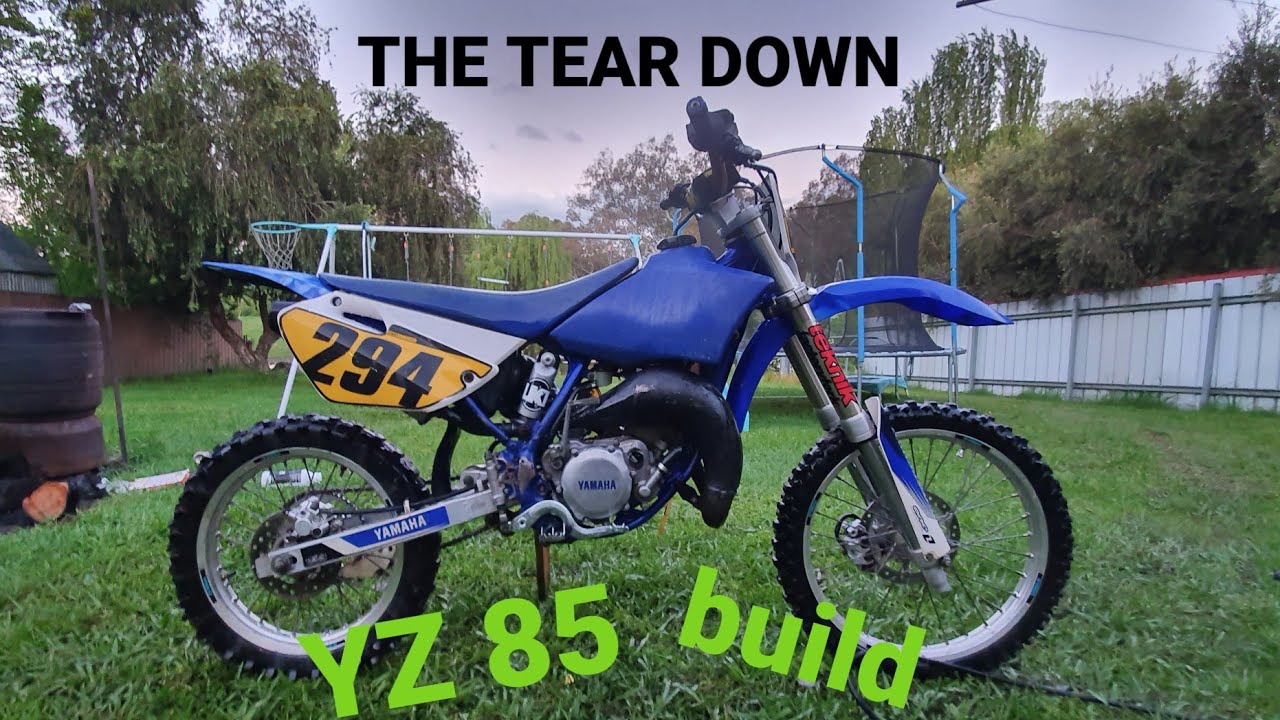 $400 Yz85 build episode 2 The tear down engine clean & frame ready for ...