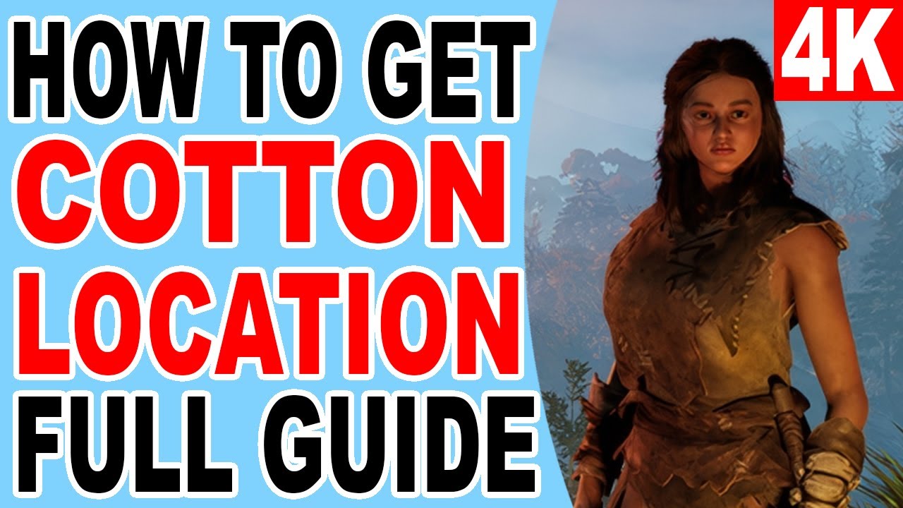 How to Get Cotton and Cotton Seed Farm Location - Soulmask - YouTube