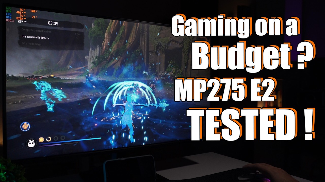 Affordable BUT Powerful: MSI PRO MP275 E2 Monitor - YouTube