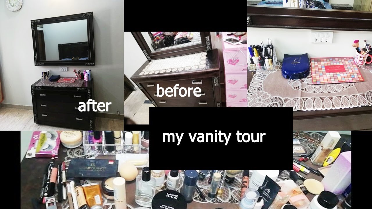 my vanity tour in 2021 || complete makeup tour and organization || tips ...