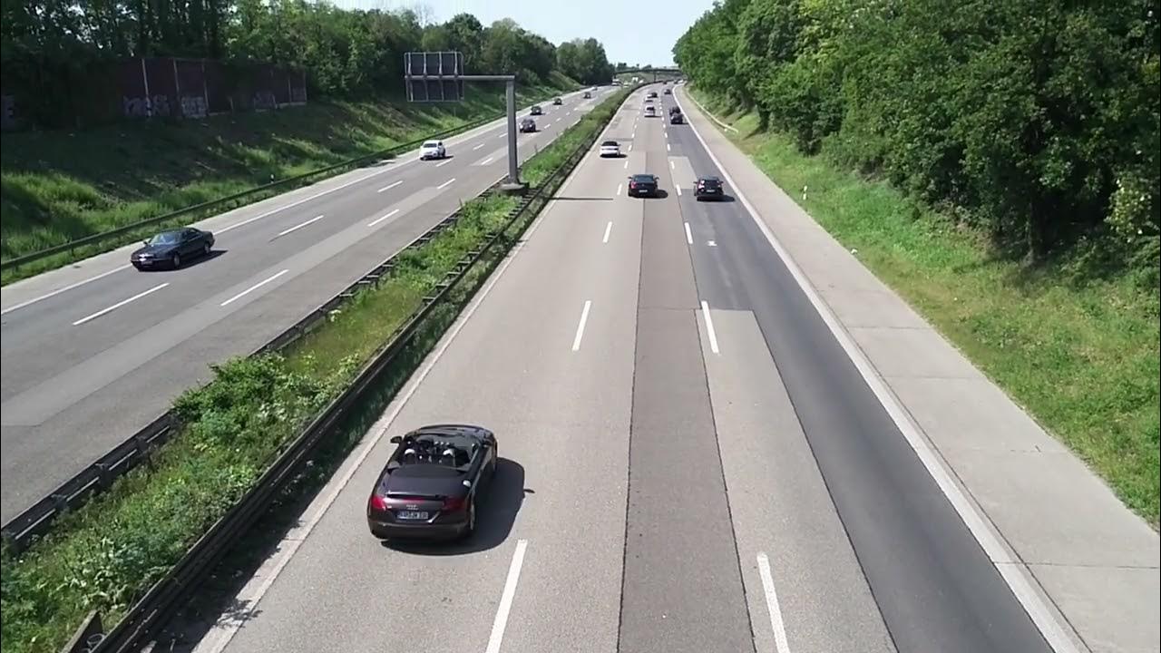 Cars on Autobahn - YouTube