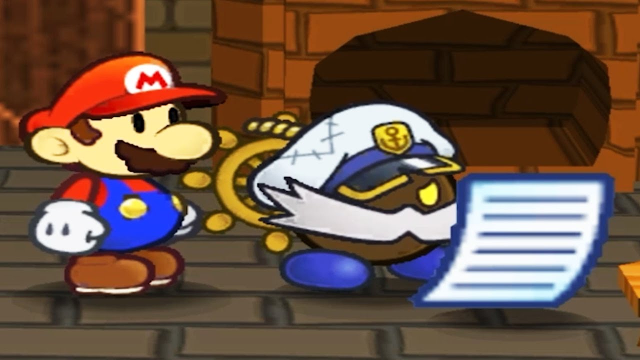 Mario Convinces Retired Sailor To Join Him - YouTube