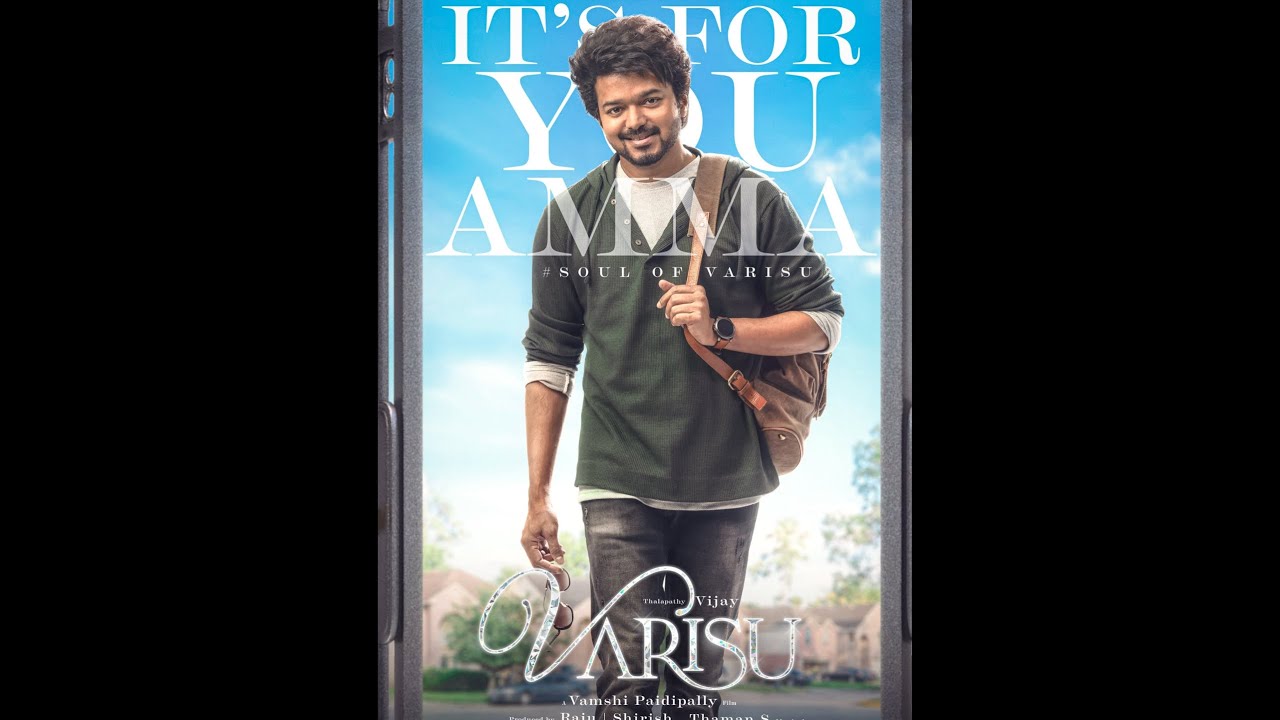 Varisu - 3rd Single "Soul Of Varisu" Official Poster | Thalapathy Vijay ...