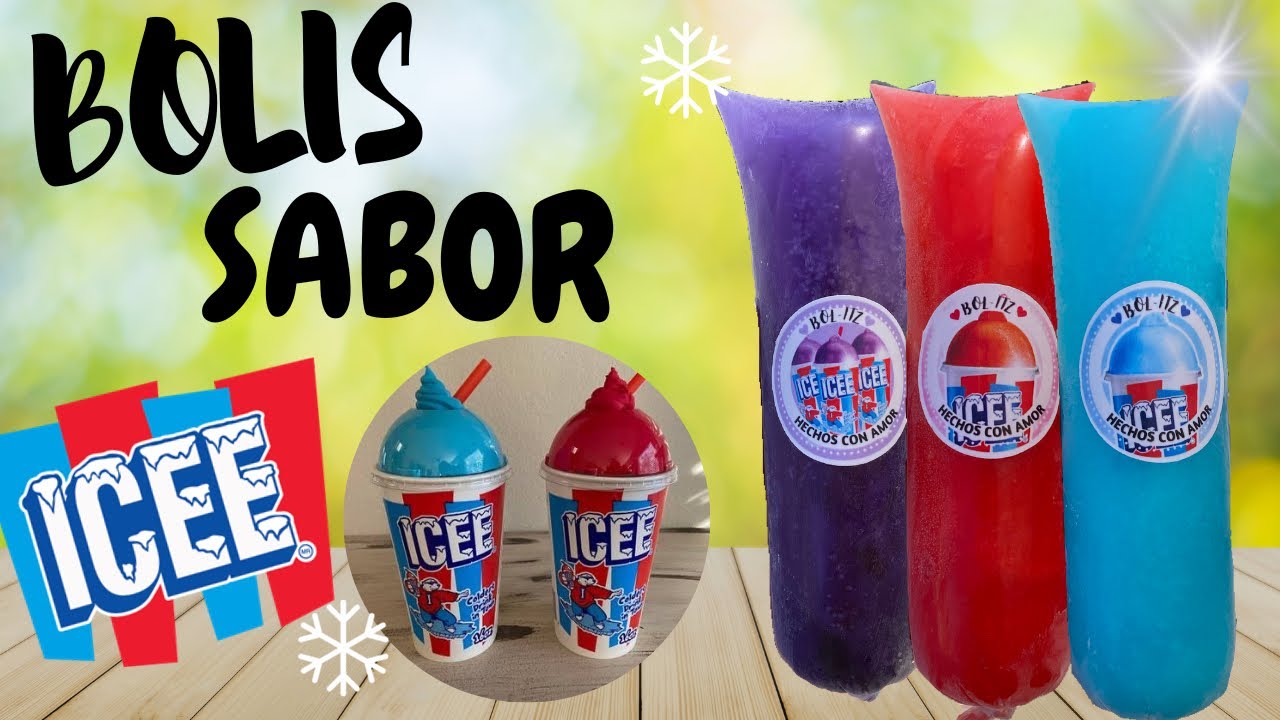 BOLIS SABOR ICCE (cereza ,mora azul y uva ) RECETA para tu NEGOCIO FACIL Y RAPIDO BOLIS BASE ...