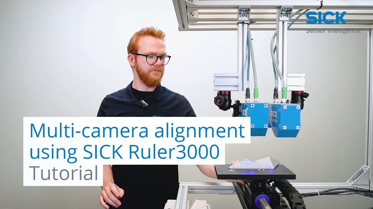 Tutorial Multi-camera alignment using SICK Ruler3000 - YouTube