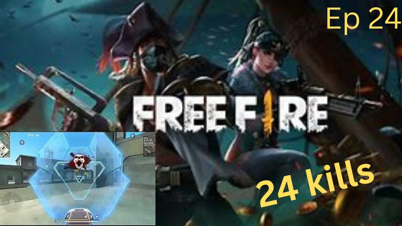 Free Fire 24 kills | Gameplay | Game on Vlog - YouTube