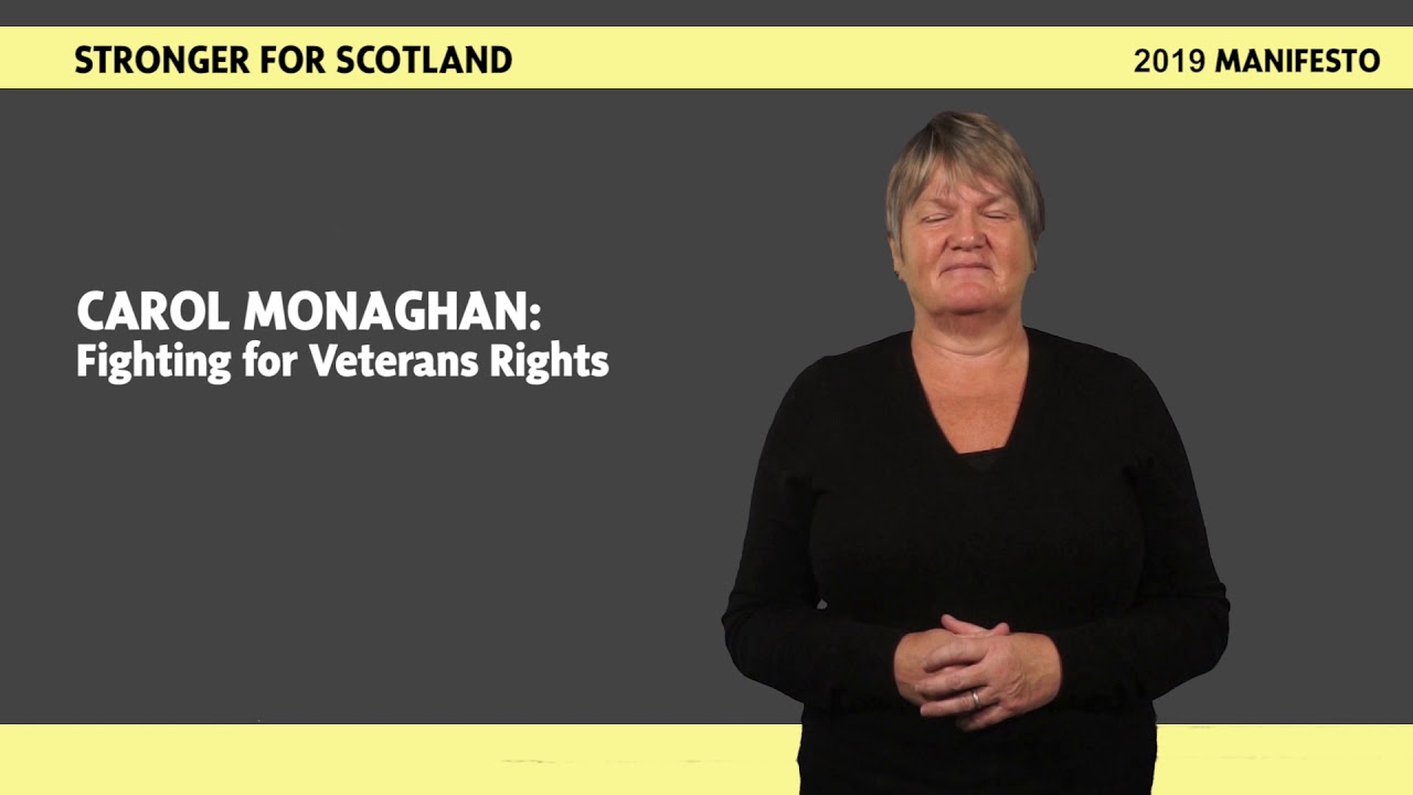 SNP GE2019 BSL Manifesto - Carol Monaghan - YouTube
