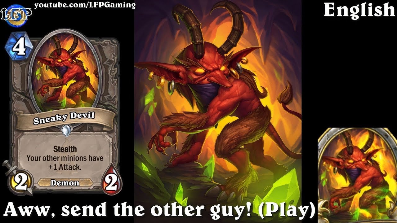Hearthstone: Sneaky Devil card sounds in 14 languages -Kobolds ...