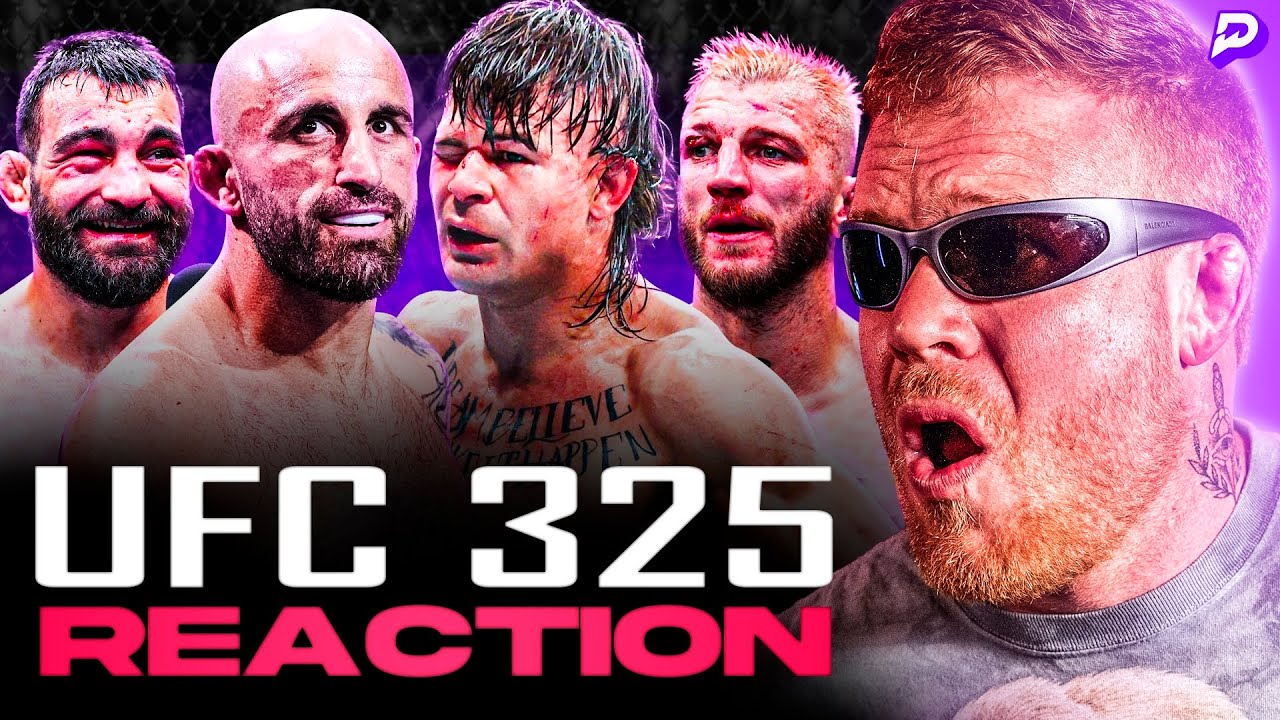 "VOLK IS TOO GOOD!" UFC 325 VOLK VS LOPES 2 LIVE REACTION!! | Tim and ...