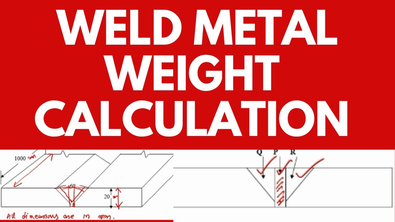 Weld metal weight calculation for Groove Joint@WeldingNDTInspection ...