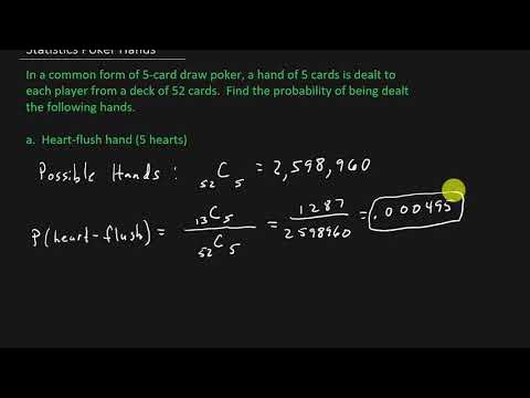 Probability of Poker Hands - YouTube