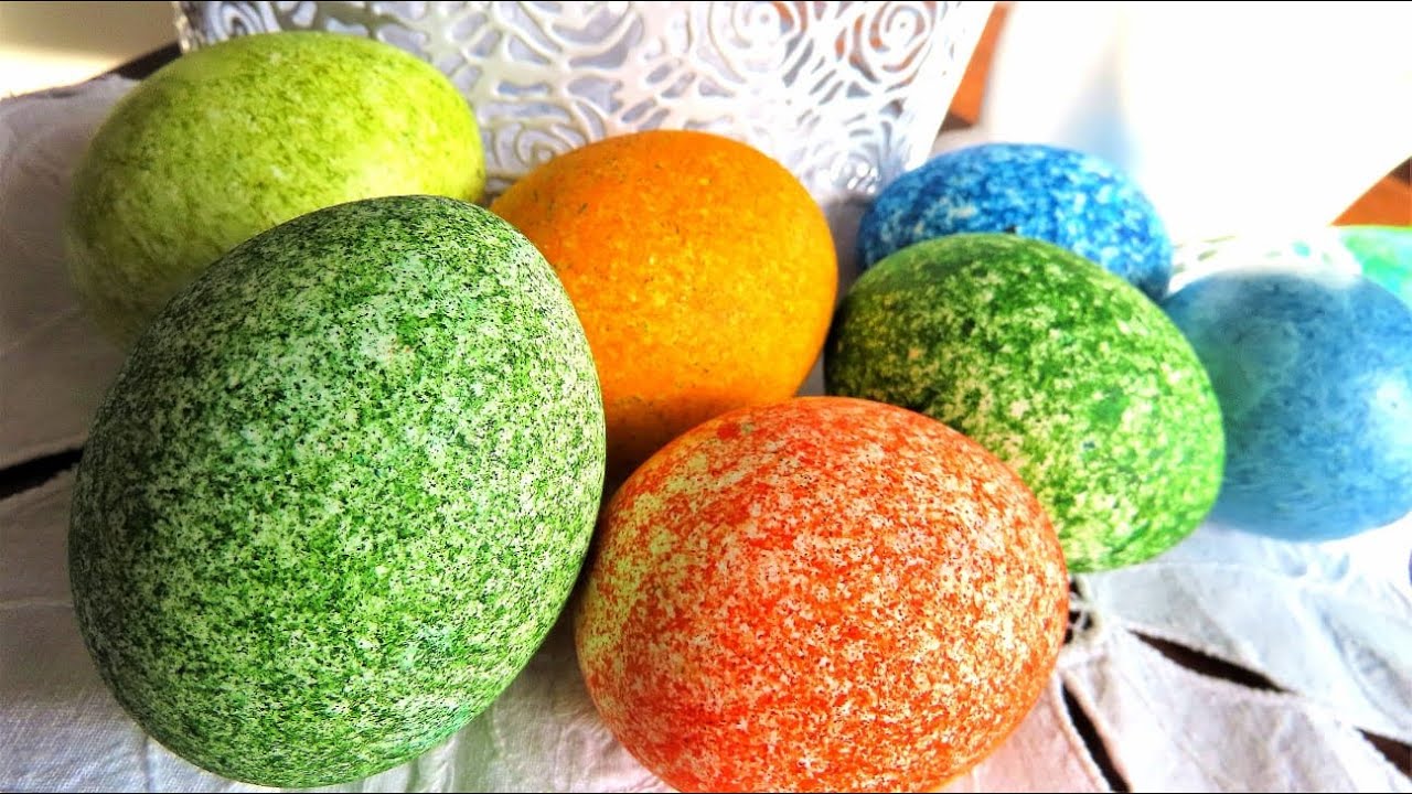 Super Lako Bojanje Jaja sa Rižom | Easy Rice Shake Easter Eggs - YouTube