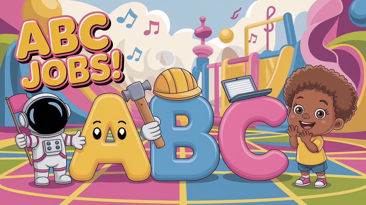 ABC Jobs Song for Kids | Learn the Alphabet and Professions A to Z ...