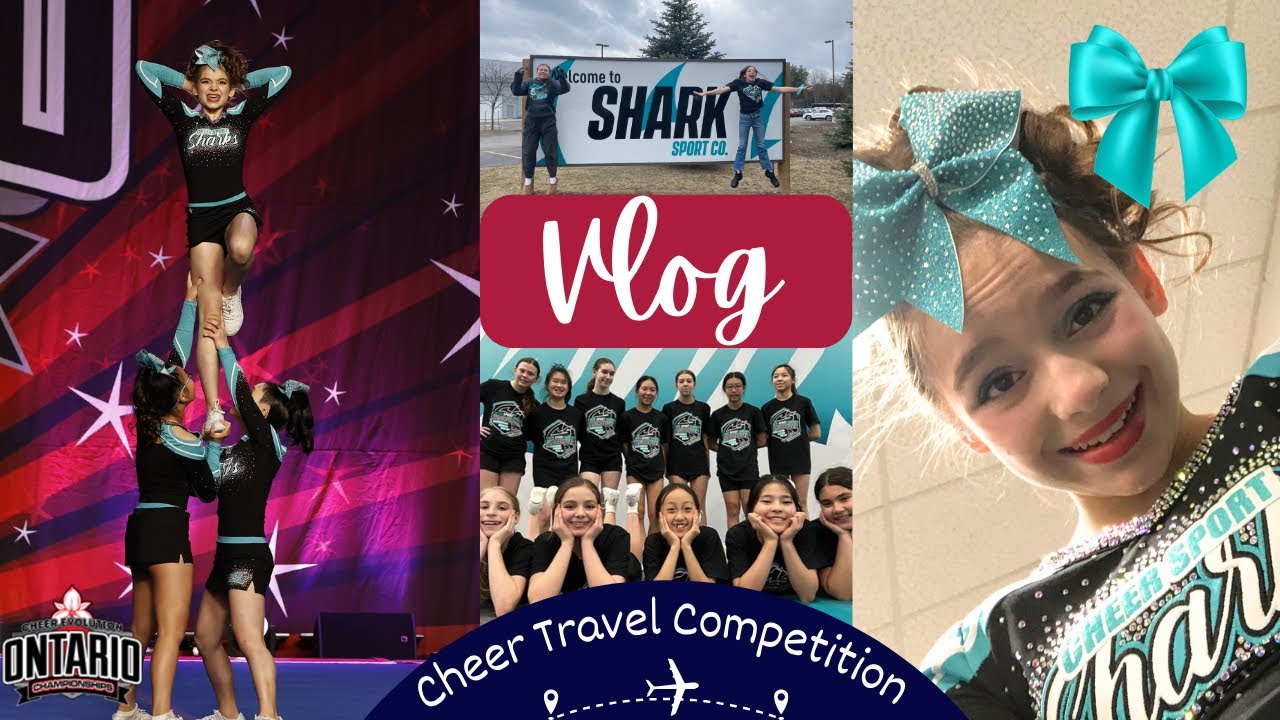 Vlog 101: Cheer Travel Competition vlog! 💙 ️ - YouTube