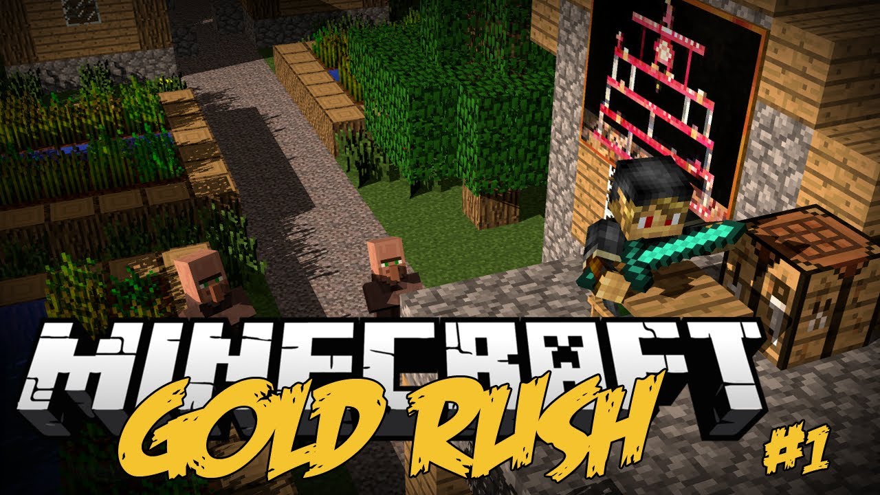 Minecraft: Gold Rush - القتال من اجل الذهب - YouTube