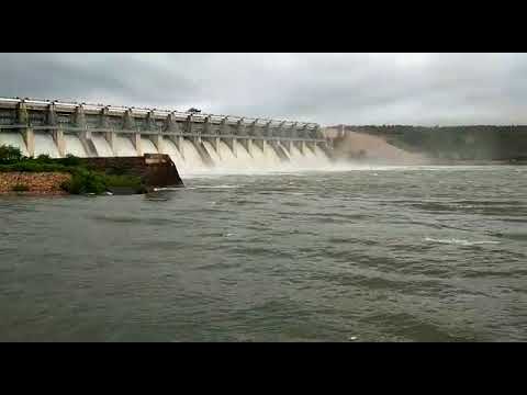 Bansagar Dam all gate opens. - YouTube