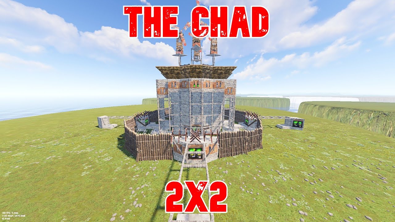 The ULTIMATE 2X2 Chad Base Design In Rust - YouTube