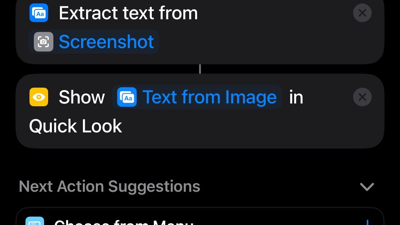 iPhone shortcut to read screen as screenshot - YouTube