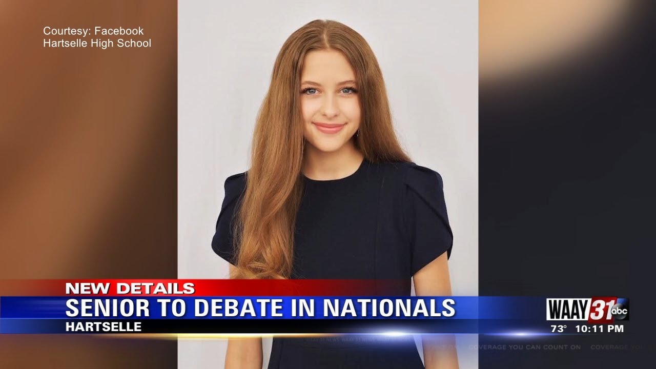 Senior to Debate in Nationals - YouTube