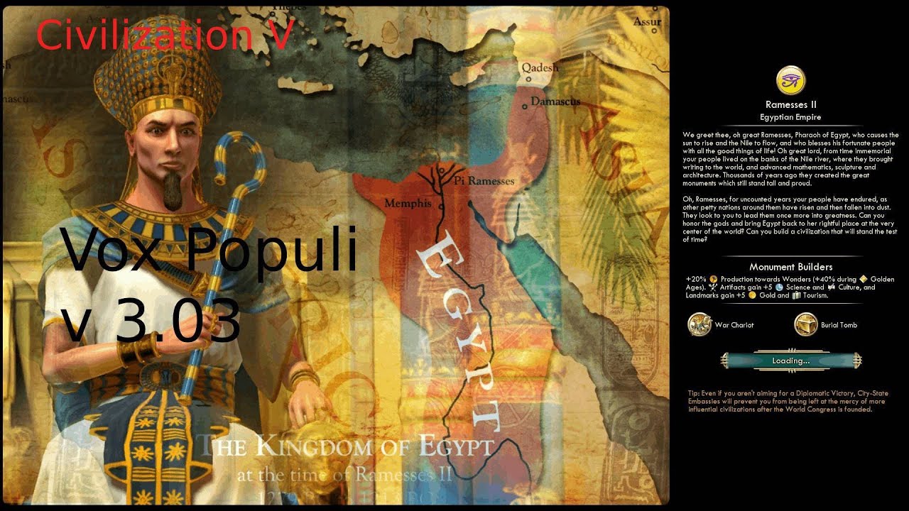 Civ 5 (Vox Populi 3.0.3) - (Egypt) (part 13) - taking first city from ...