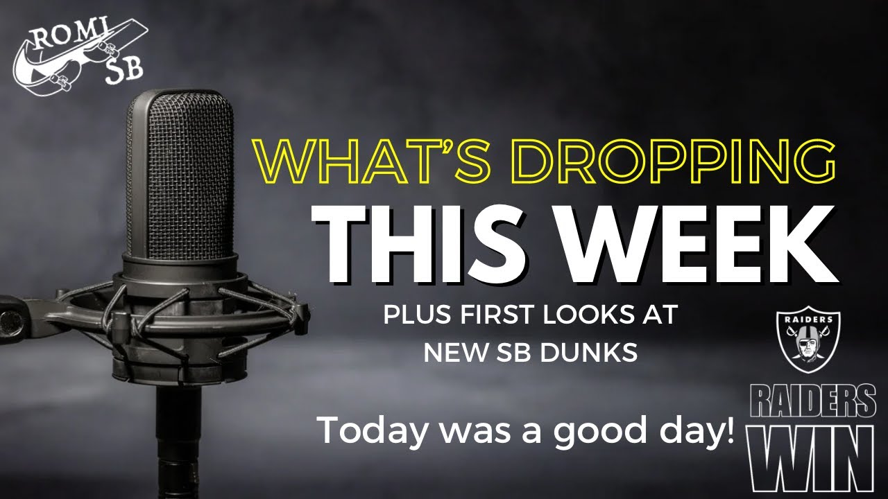 WHAT’S DROPPING THIS WEEK? FIRST LOOK AT NEW SB DUNKS! - YouTube
