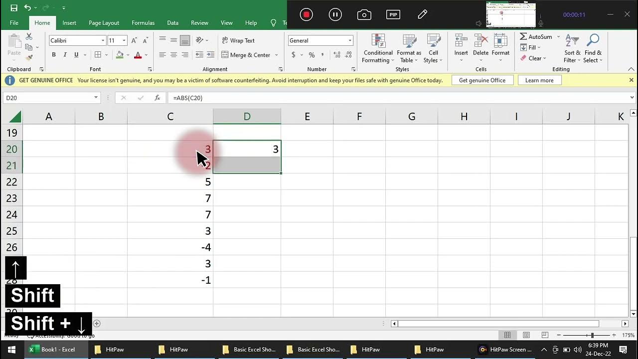 Abs Short Video || Anjni Computer Education || Excel Short Video 🔥 - YouTube