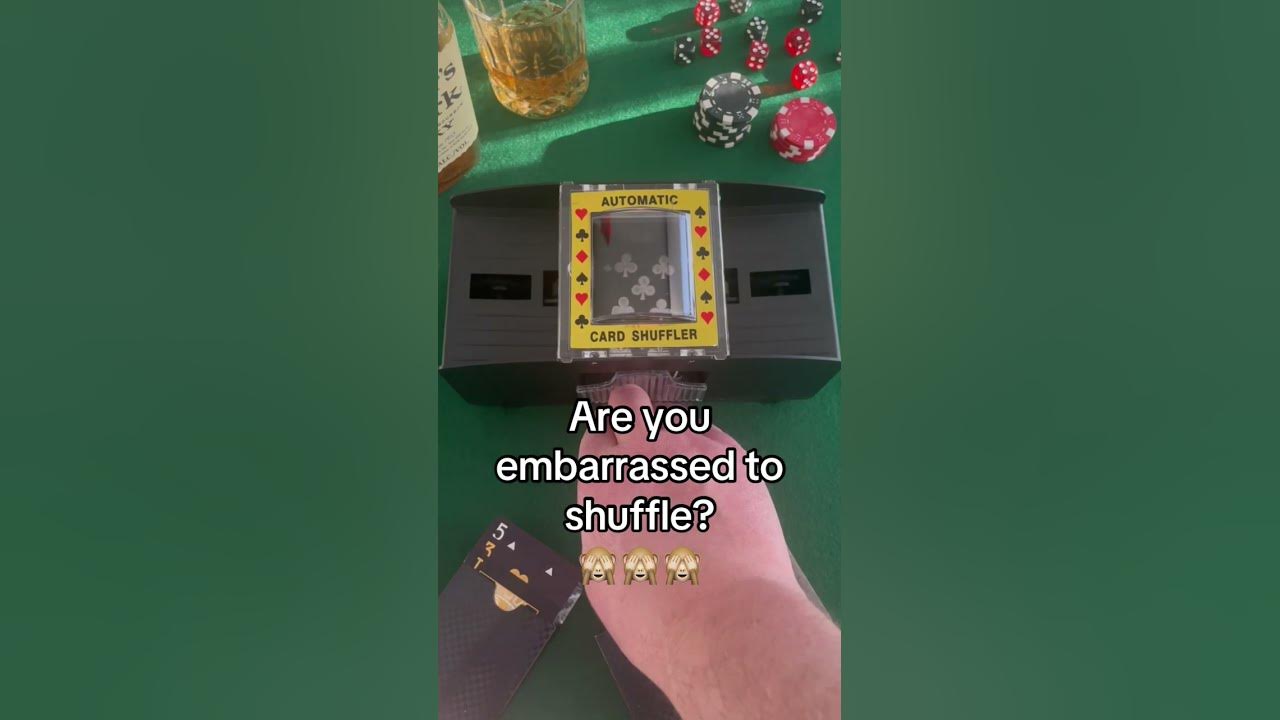 We got you. #cardshuffler #cardshuffling #cardgames automatic card ...