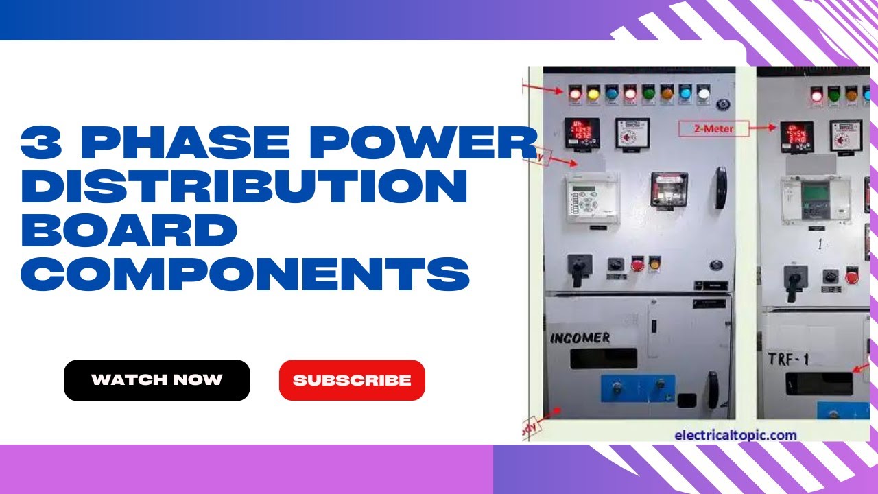 "Understanding 3 Phase Power Distribution Board Components" Riaz ...