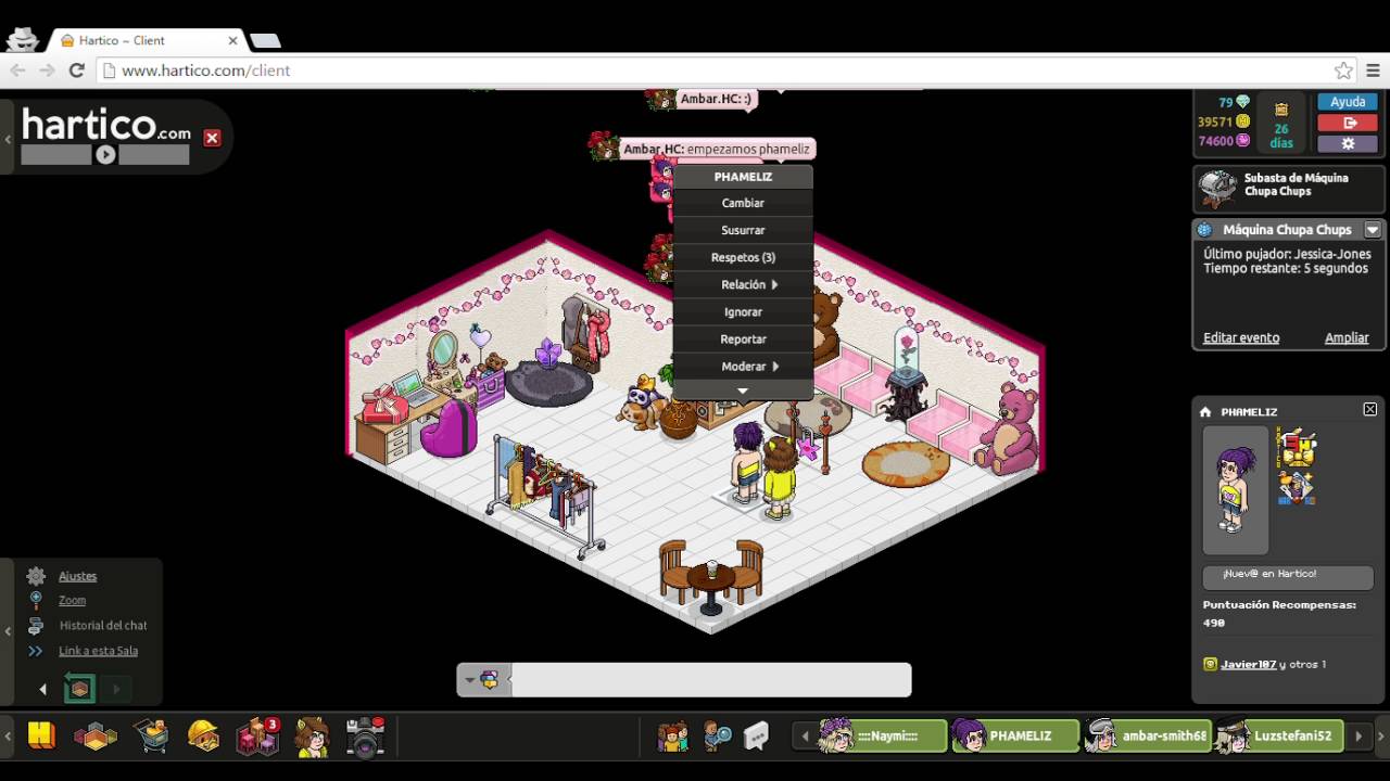 Hartico ~ Client -Como botar,empujar y atraer !es super facil¡ :) - YouTube