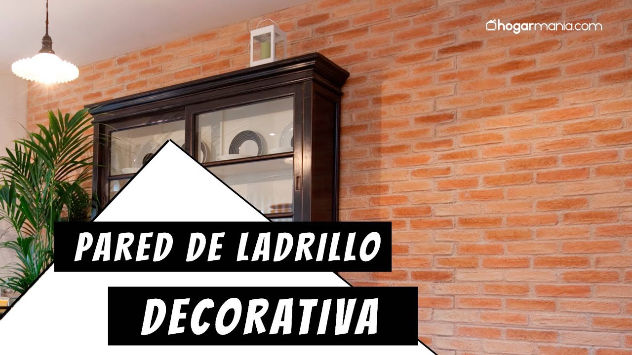 PARED de LADRILLO DECORATIVA: una opción vintage para cubrir la pared ...
